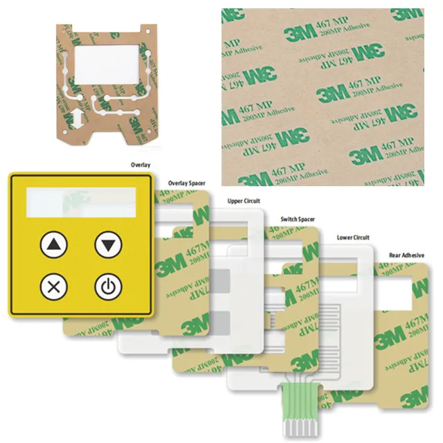 3M Membrane Switch Spacer 7956MP - Custom Size & Waterproof