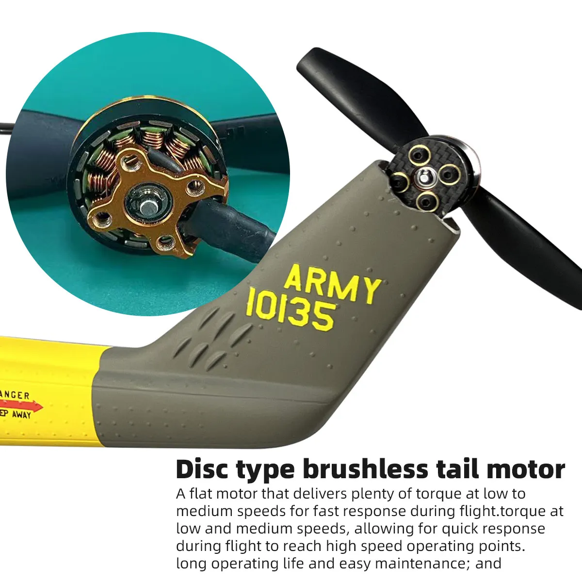 Roban Rc Helicopter Uh-1d 470 Size With Remote Control Rtf Version Fly ...