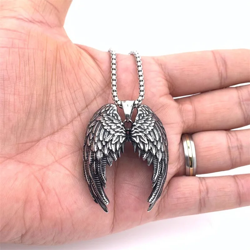 Popular Design Angel Wing Chain Pendant For Color Flower Star Diamond ...
