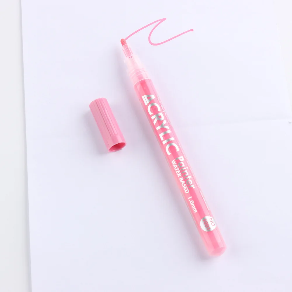 12 Color Acrylic Marker Nail Art - Watercolor Pigment