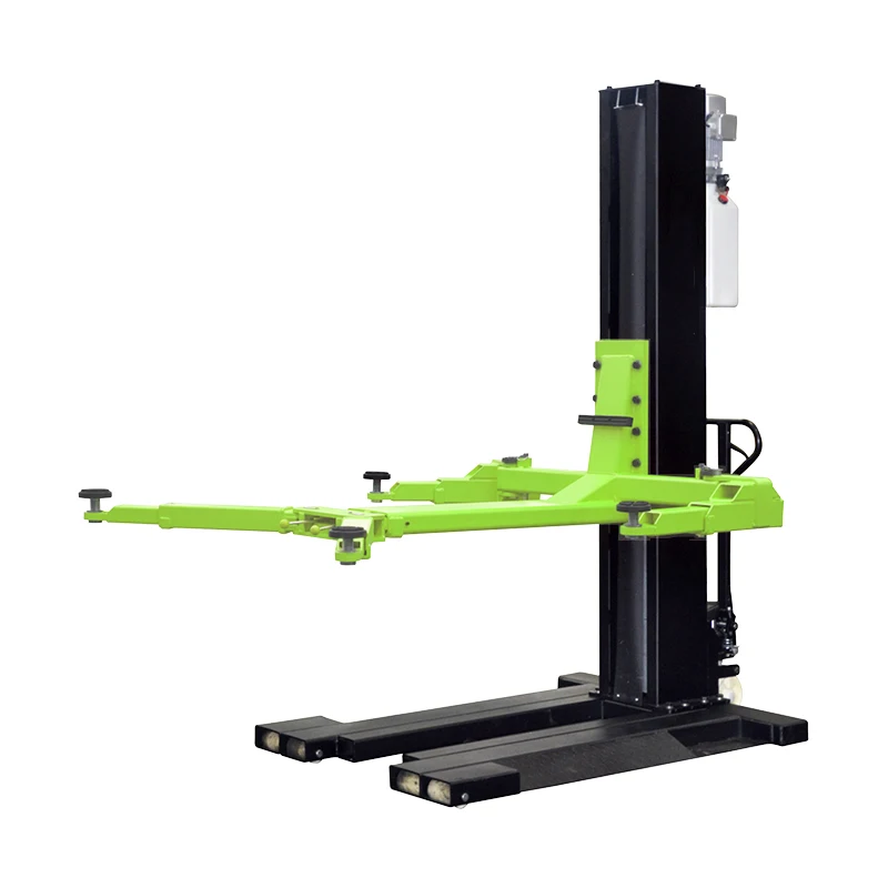Heavy Duty Single Column Mobile Lift - 12 Ton Portable Auto Lift with ...