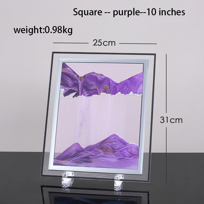 Manufacturers Direct Round 3d Quicksand Glass Three-dimensional Art ...