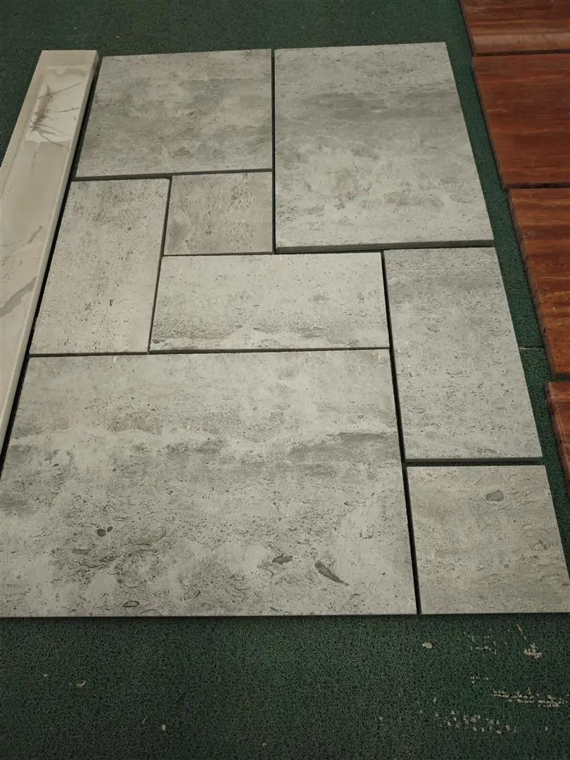 High Quality Natural Stone Pickling Washing Moon Grey Marble Limestone ...