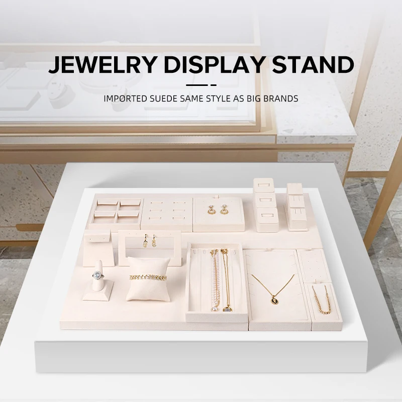 SUNDO Luxury Professional Jewelry Display Stand Velvet Jewelry Display ...