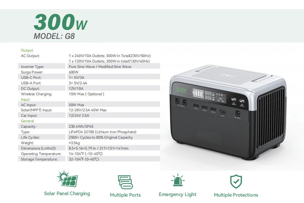 Cheap 300w Backup Lithium Solar Powered Generator Lifepo4 Battery ...