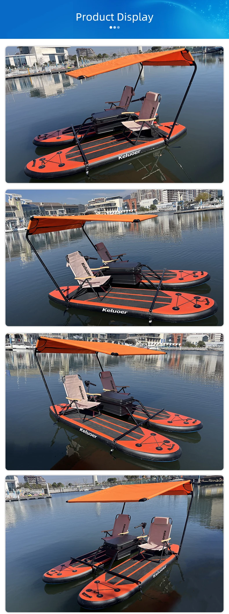 Catamaran Paddleboard Electric Powered Inflatable Double SUP Catamaran ...