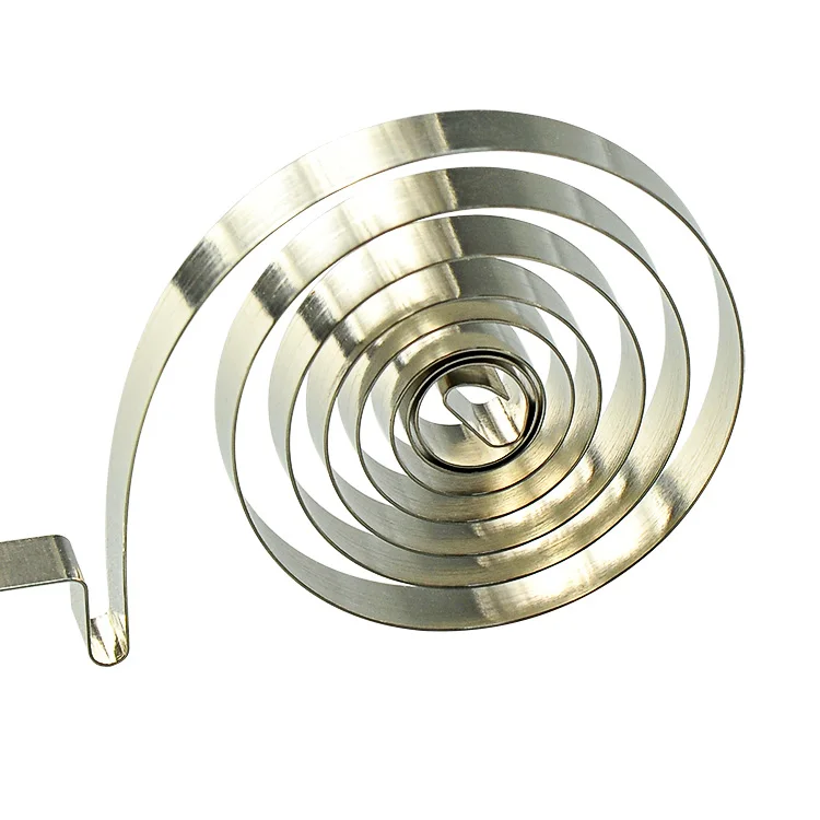 Stainless Steel Flat Coil Spiral Torsion Clockwork Spring for Toy