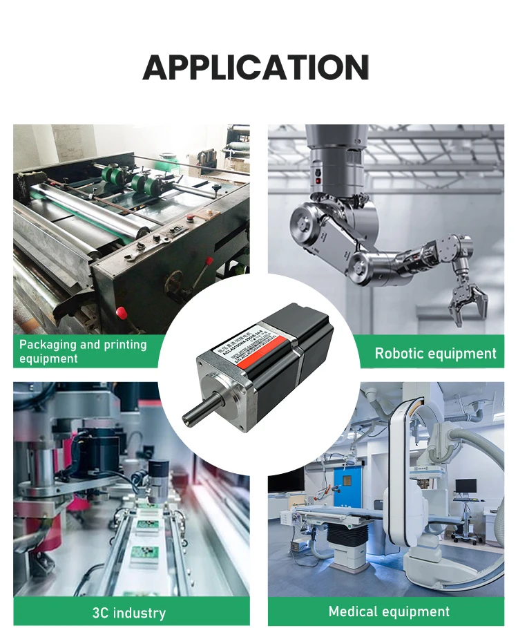 Servo System 48volt 1kw 3.2nm 3000rpm Dc Brushless Servo Motor With ...