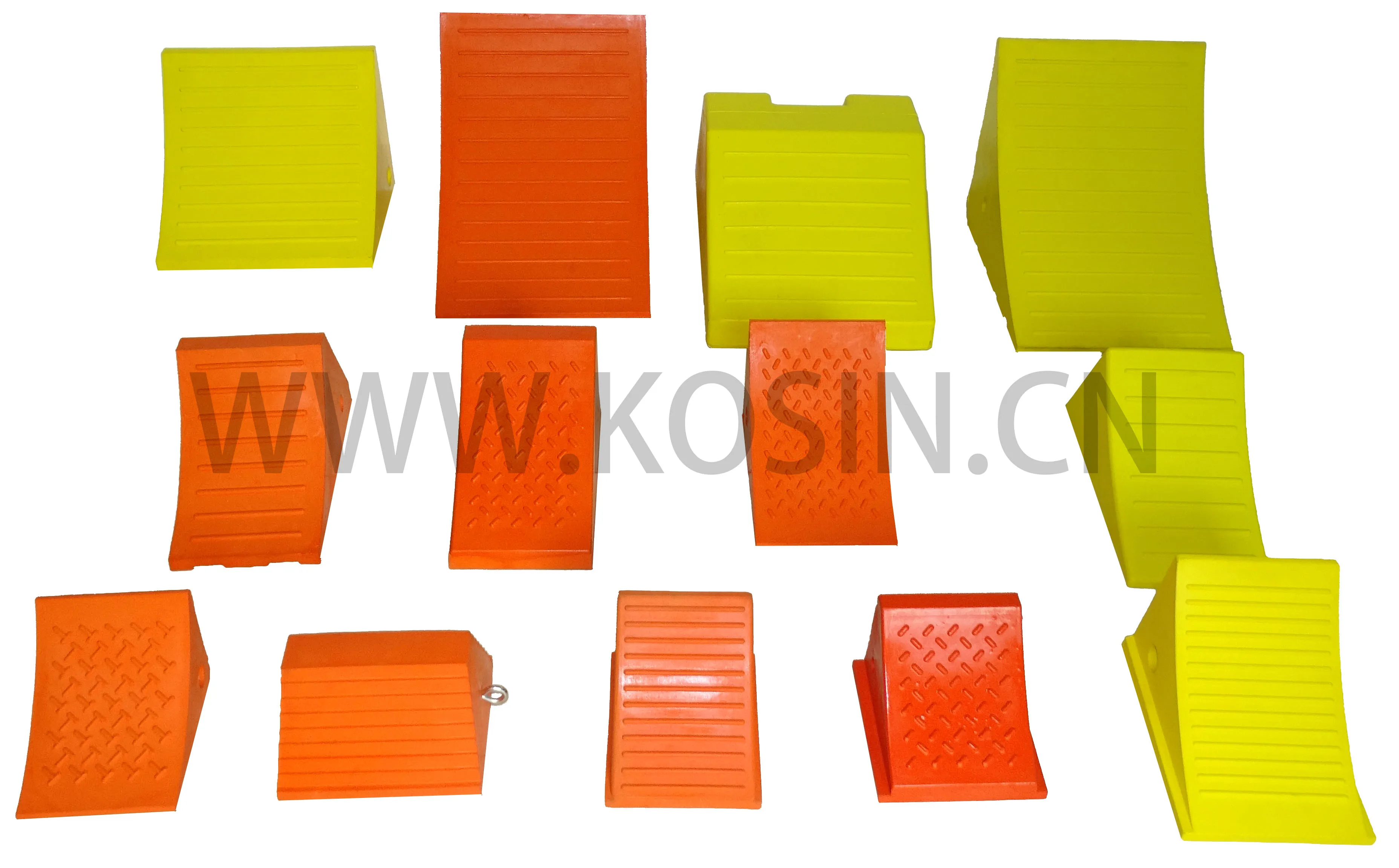 KOSIN Urethane PU Foam Wheel Chock - Heavy Duty & Universal