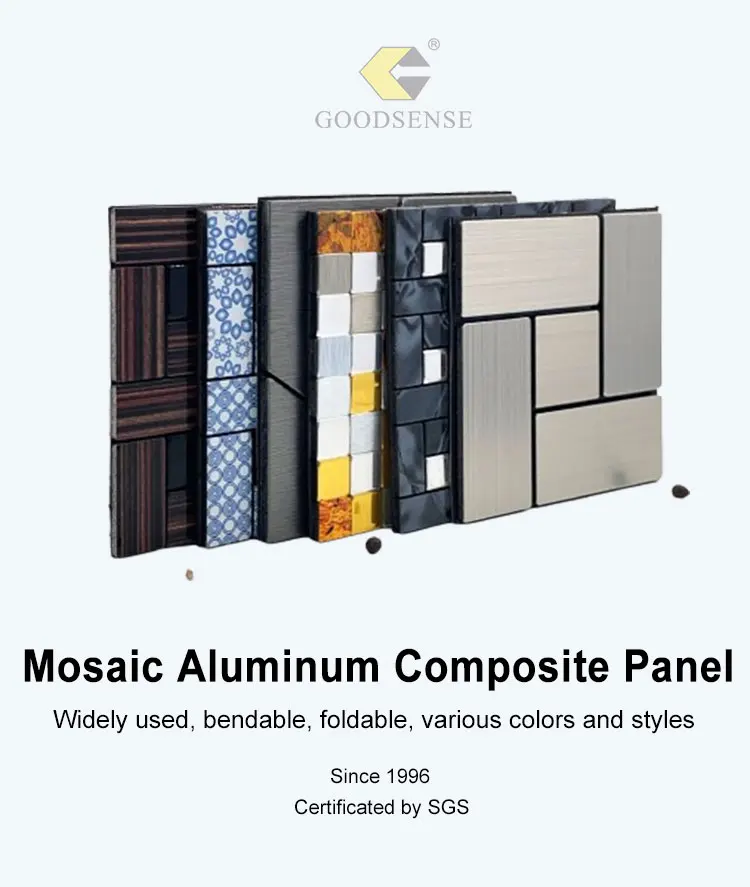 Goodsense Direct Factory Aluminum Composite Panel Mosaic Acp Tiles Wall ...