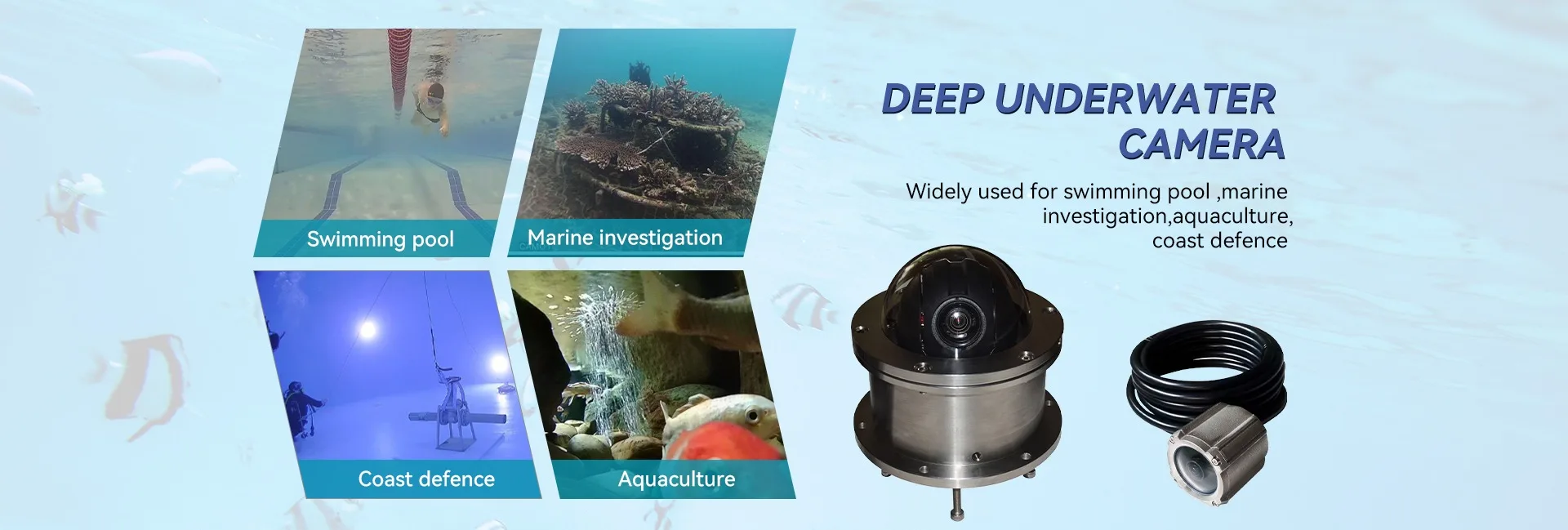 Ip68 Underwater Camera - Professional Video Surveillance