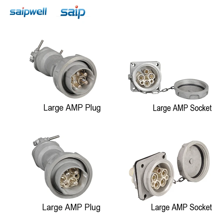 Saipwell IP67 4P 5P 250A 500VAC CEE/IEC International Standard Large ...