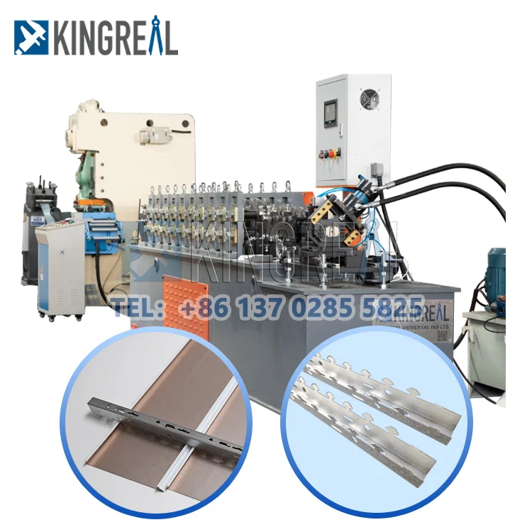 Metal Baffle Strip Ceiling Carriers Making Machine Suspended Drop ...