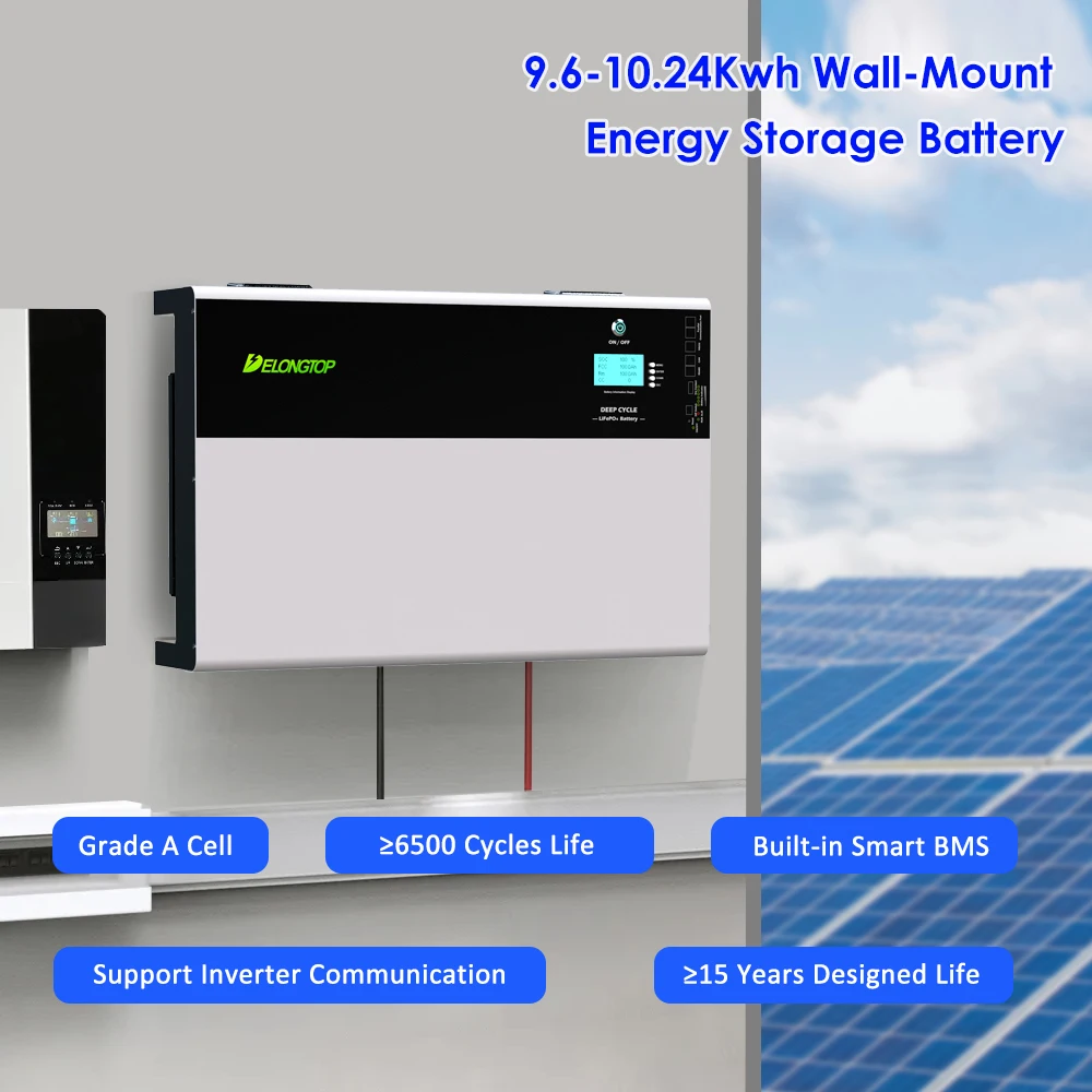 Rechargeable Energy Storage System 48v Lifepo4 Solar Battery Wall ...