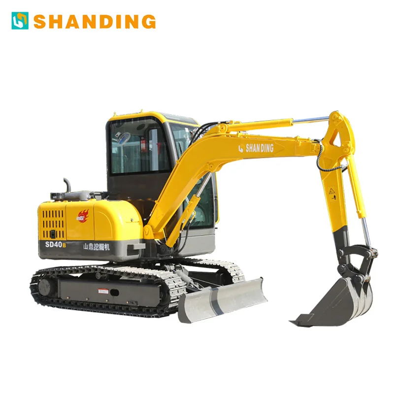 CE APPROVED 4 TON EXCAVATOR SD40B - Powerful Earth Digger