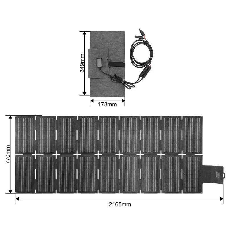 Flexible Solar Panels Kit Mono Cells 50w 100w 200 Watt Etfe Portable ...