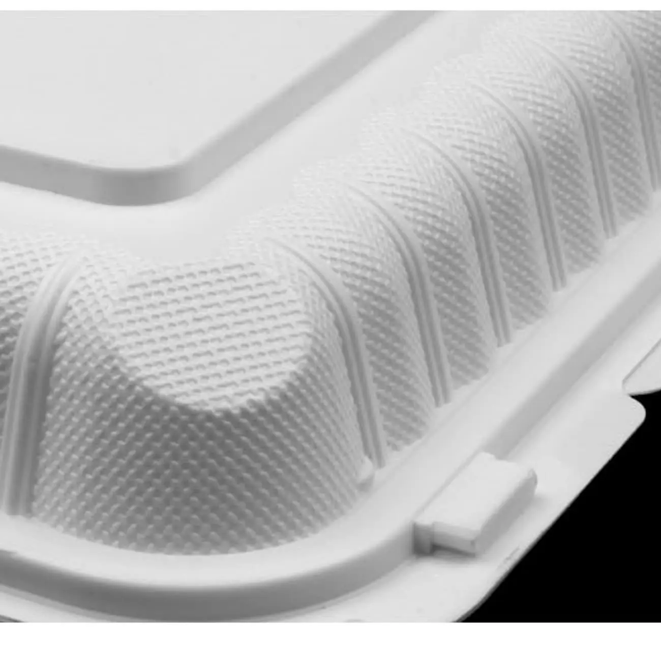 Microwavable Hamburgers Snap Tight Dual Locks Hinged Clamshell ...