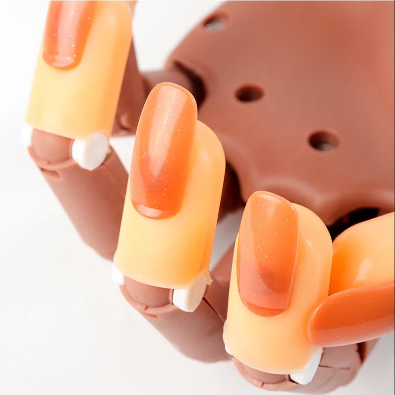 Wholesale Nail Art Practice Hand Nail Trainer Practice Hand Silicone ...