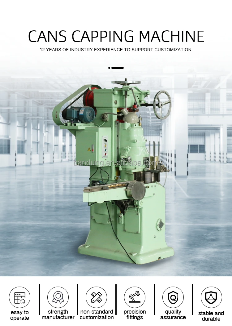 Cans Capping Machine Automatic For Tin Can Filling Capping Sealing ...