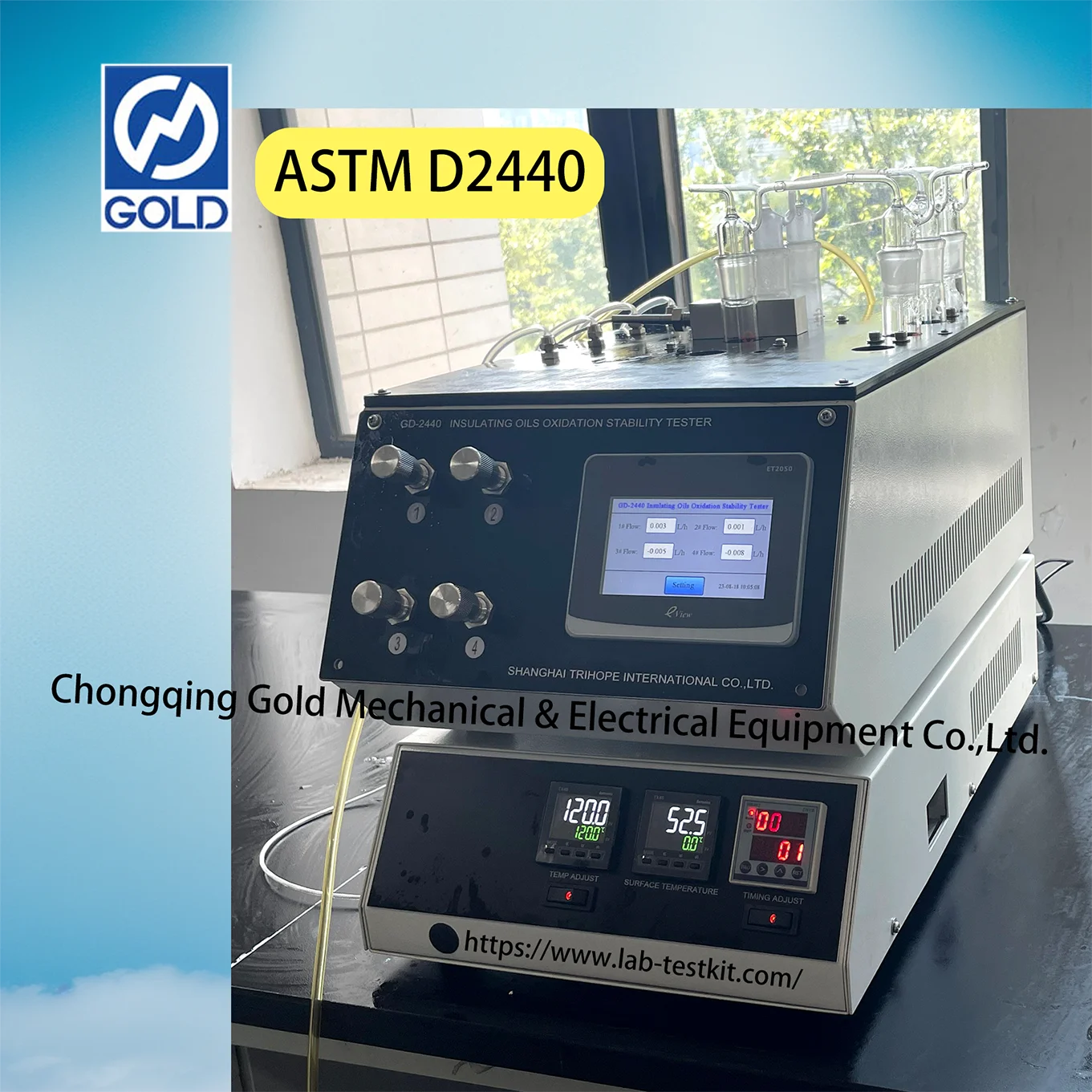 Oxidation Stability Tester ASTM D2440 Oxidation Stability Analyzer for ...
