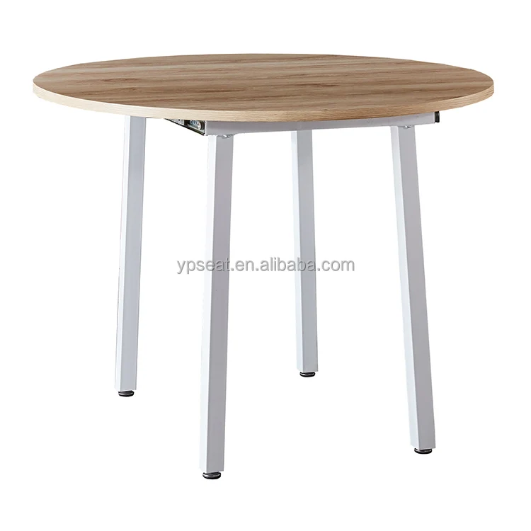 Mdf Top Small Extendable Dining Table From China With Metal Legs - Buy ...