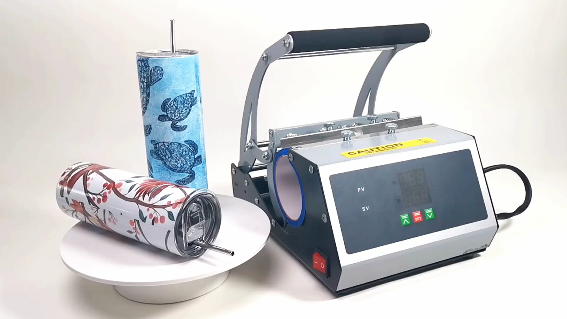 Usa Warehouse 20 Oz 30 Oz Tumbler Heat Press Sublimation Machine ...
