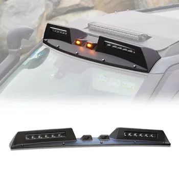 Carbon Black Color Roof Top Cover Led Front Car Roof Spoile Light Bar ...