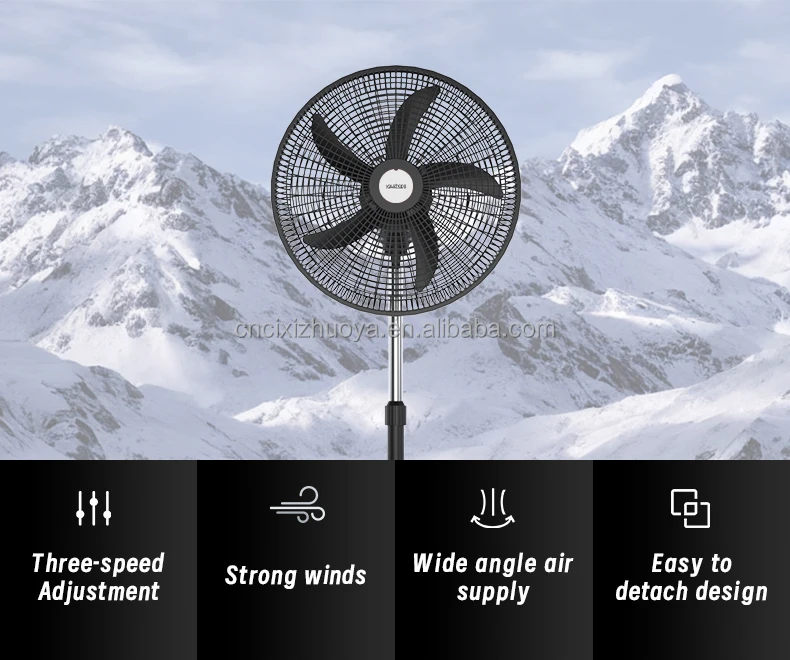 Wholesale 18 Inch Electric Home Vertical Fan Plastic Floor Fan With ...