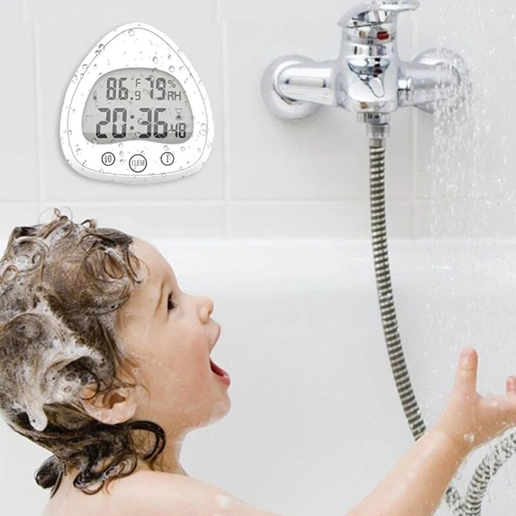 2022 Hot Sale Digital Clock Wall Clock Waterproof Shower Clock Home