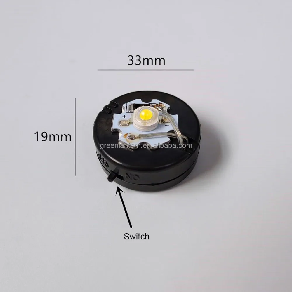 CR2032 Battery Powered 1W DIY Mini LED Bulb Night Light