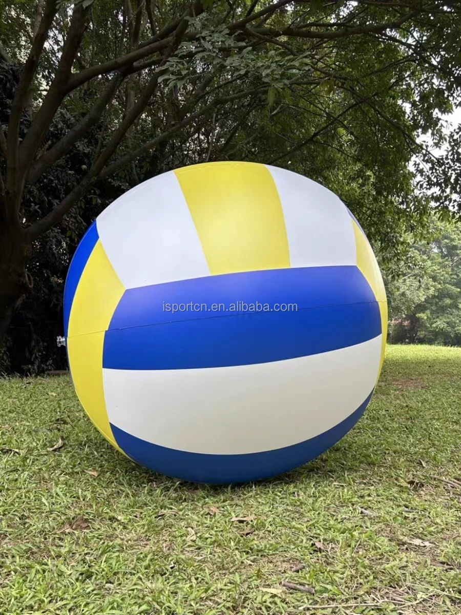 Custom Logo Giant Inflatable Volleyball Decorative Football Model Giant ...