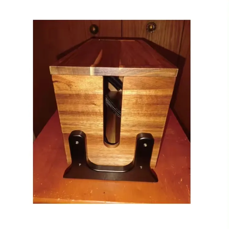Large Wooden Cable Management Box Wood Cord Organizer Box Wire ...