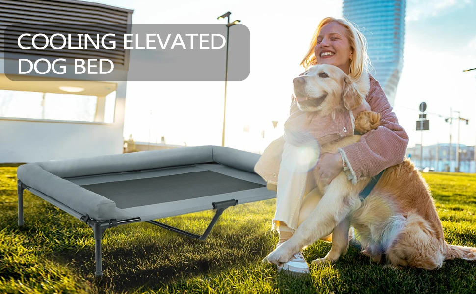 Petdom Portable Pet Bed - Durable, Eco-Friendly & Cooling