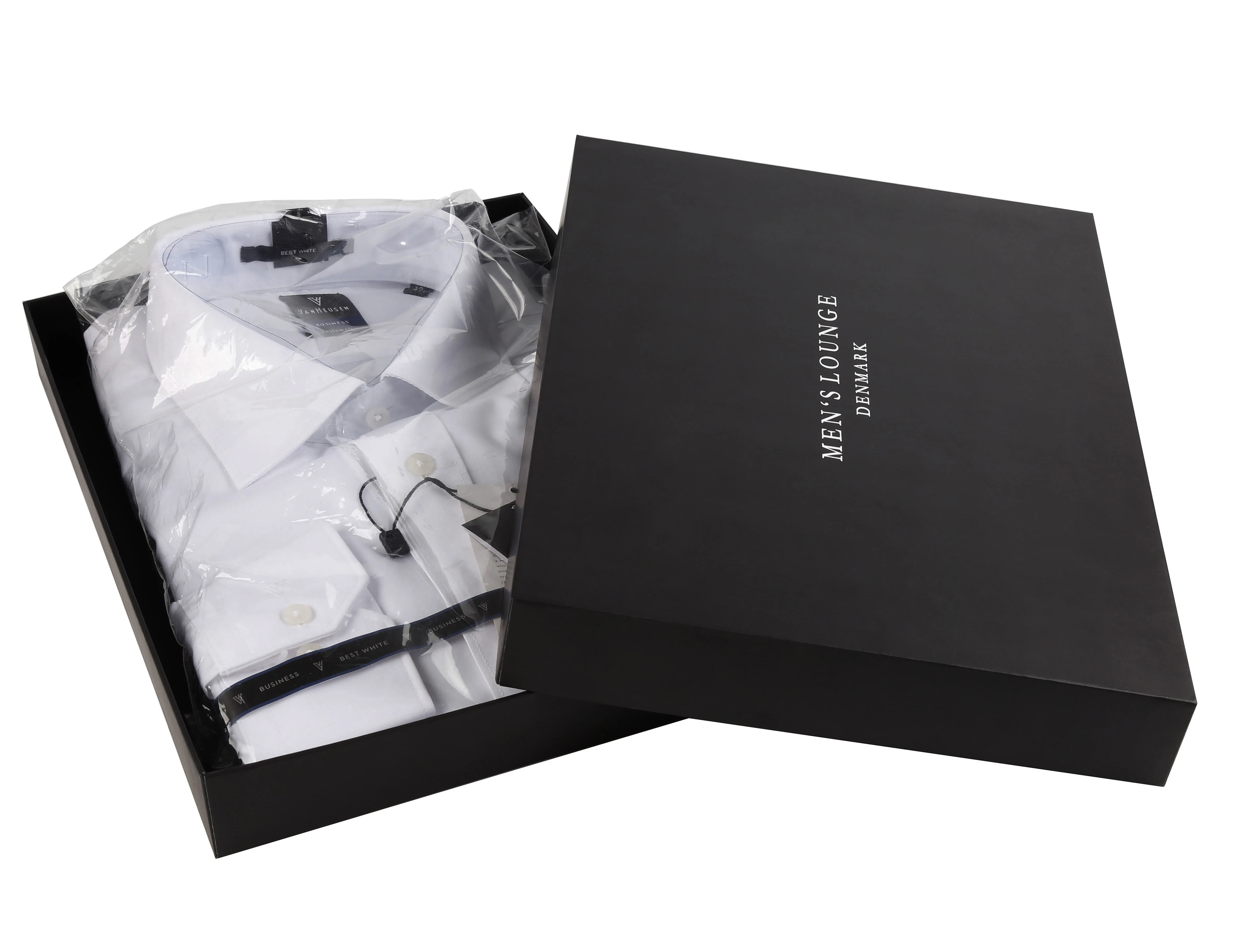 Customizable Hot Matte Black Handmade Garment Lid Base Box