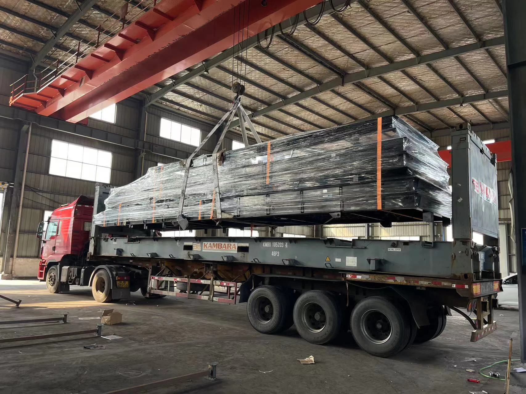Heavy Duty Truck Container Frame House Base Trailer Chassis