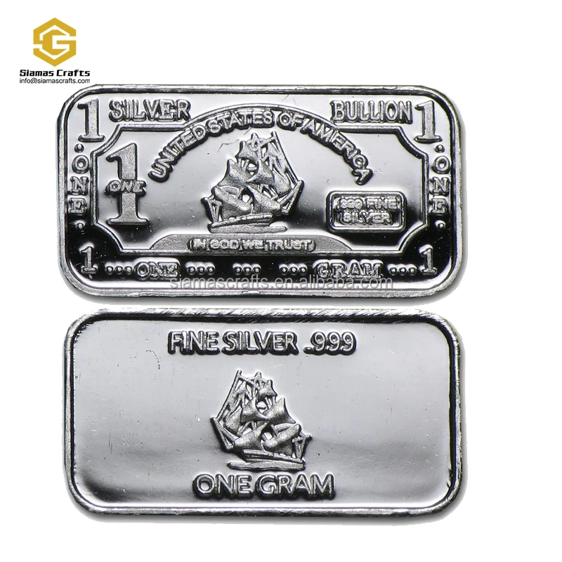 Custom 1 Gram Fine Silver Round Bullion Coin| Alibaba.com