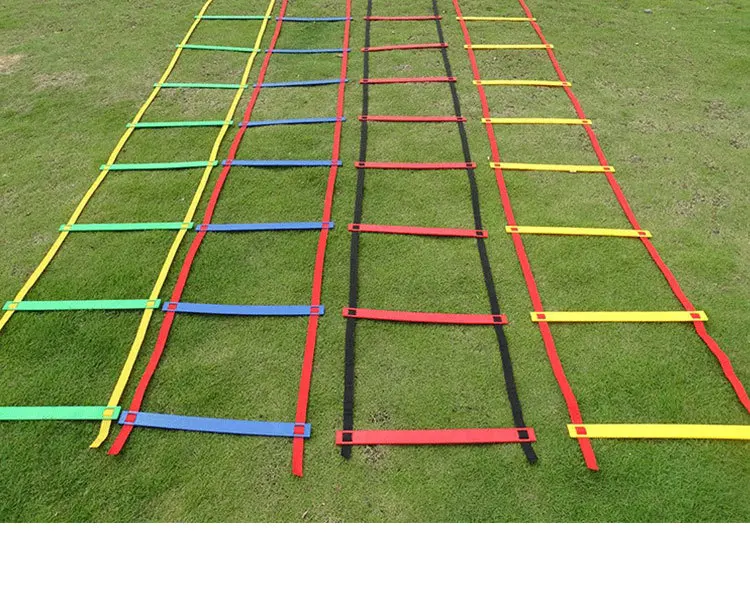 6 Meter 12rungs Adjustable Agility Quick Exercise Rope Ladder Multi ...