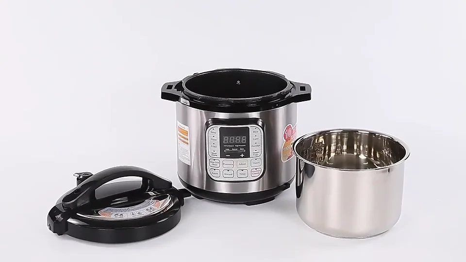 5l 6l Instant Cooker Pot 7-in-1 Stainless Steel Electric Pressure ...