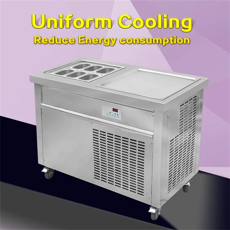 Kolice Frying Ice Pan Machine - High Productivity & Quality