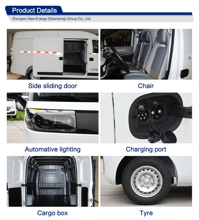 SAIC Maxus Electric Cargo Bus - 2 Seats, Dual Motor Power
