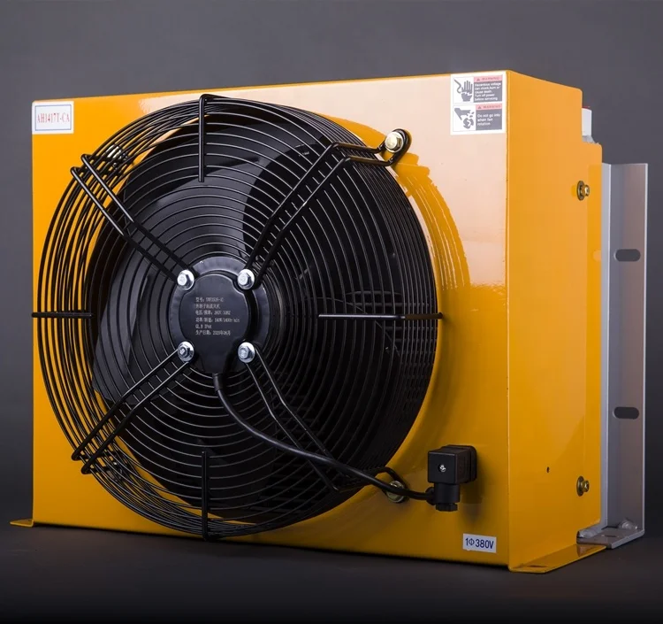 Hydraulic Air Cooled Oil Cooler Hm Ah1417t Industrial Air Heat ...