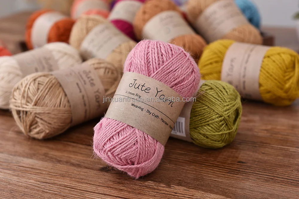 2MM Jute Yarn - Natural Jute Rope for Gift Wrapping