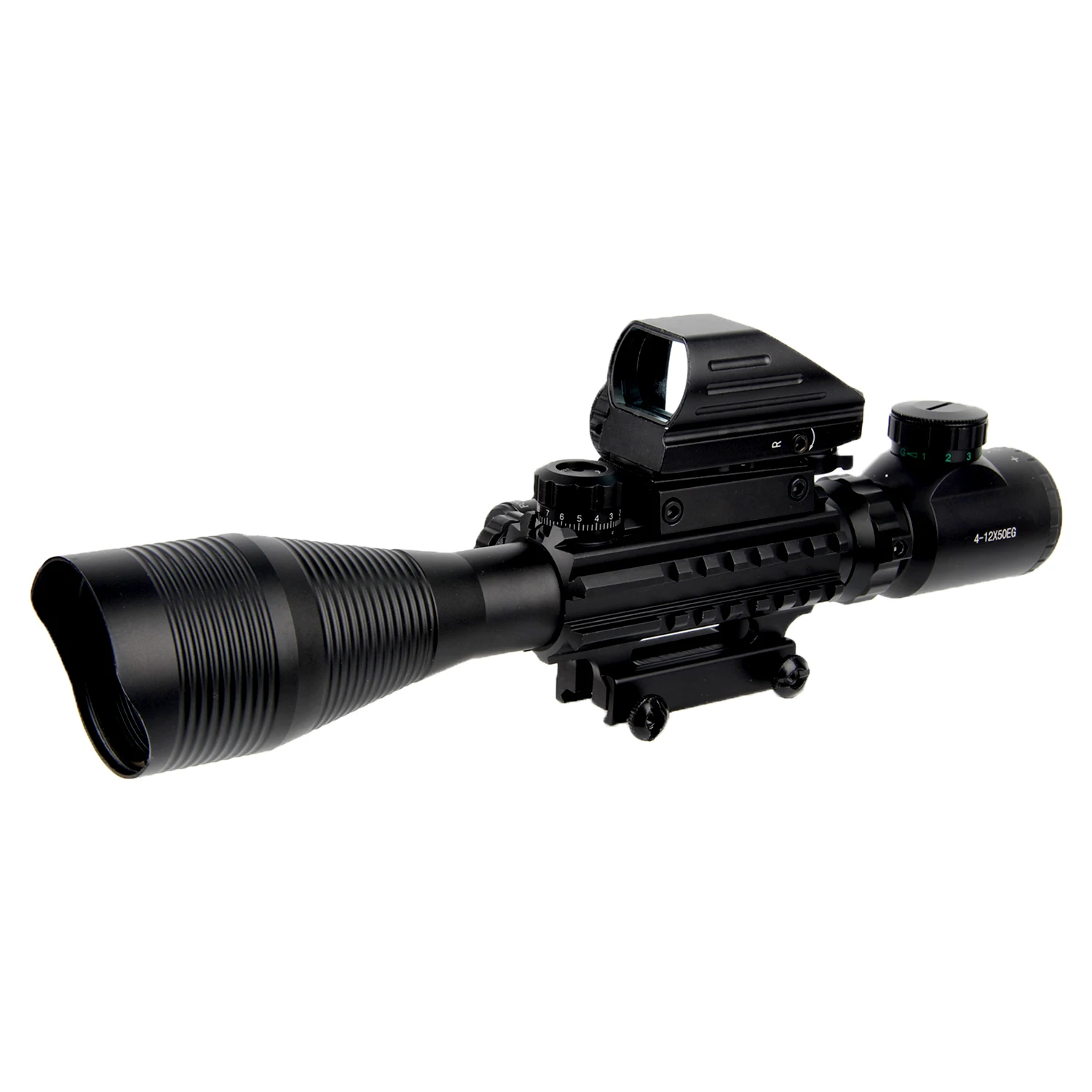Custom Scope Combo 4-12x50eg Dual Illuminated Scope+ Sight 4 ...