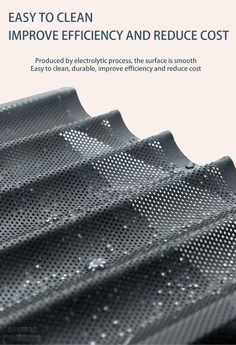 Bread Pan Perforated Baguette Pan Nonstick 5 Loaves Bread Pan ...
