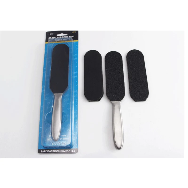 Sz024 Oem Custom Stainless Steel Handle Removable Foot File Callus ...