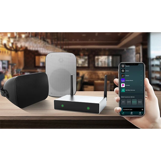 Linkplay Multiroom Audio Receiver - Wireless Streaming Amplifier for ...