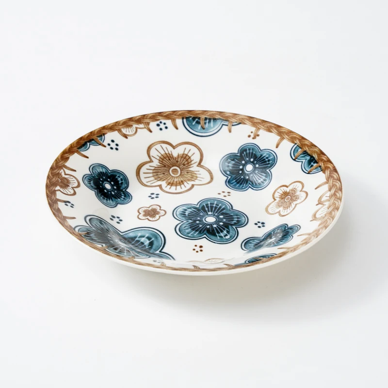 Huilang Printing Dinner Set Stoneware Dinnerware Set Round Ceramic ...