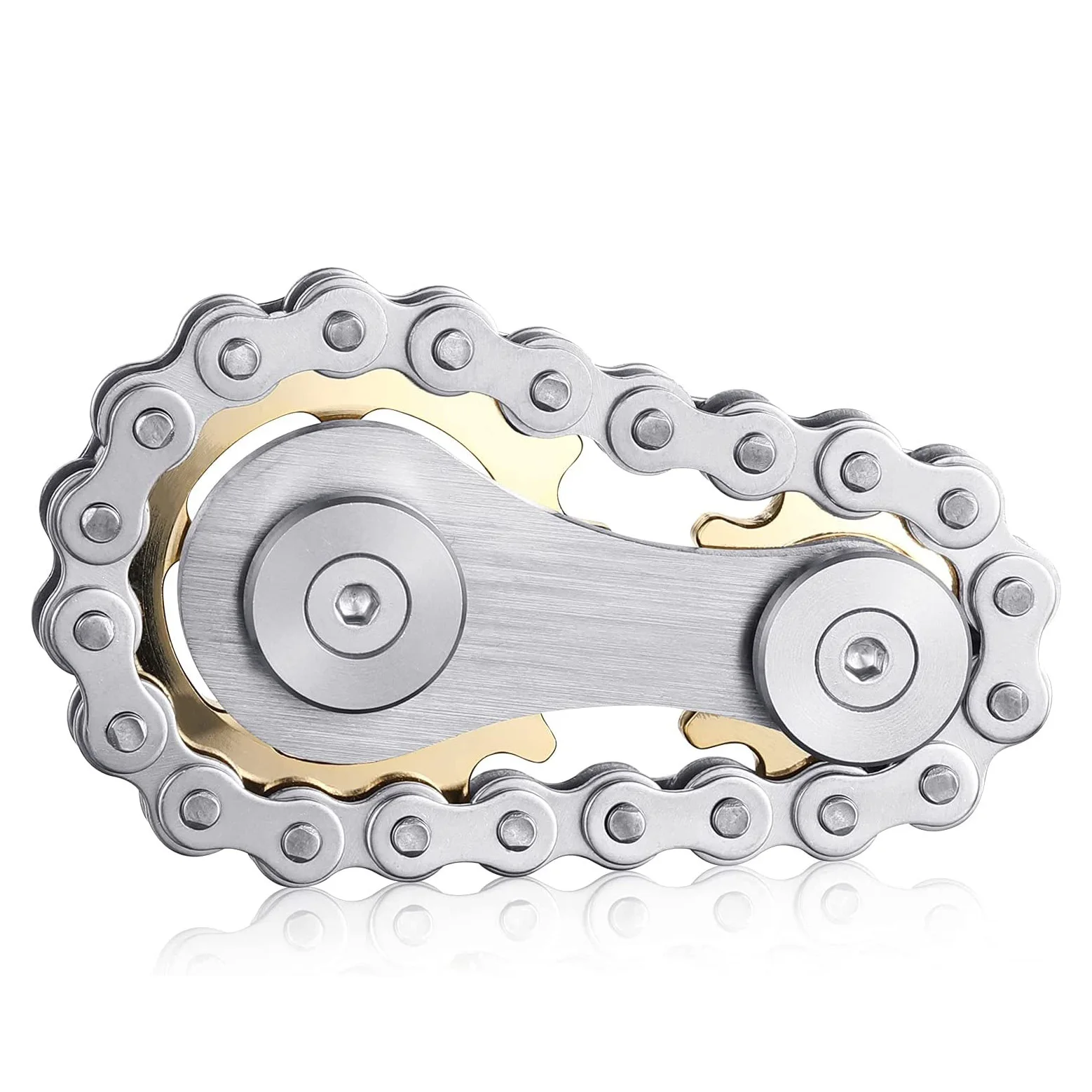 Sensory Bike Chain Gears Fidgets Spinner Adults EDC Toy