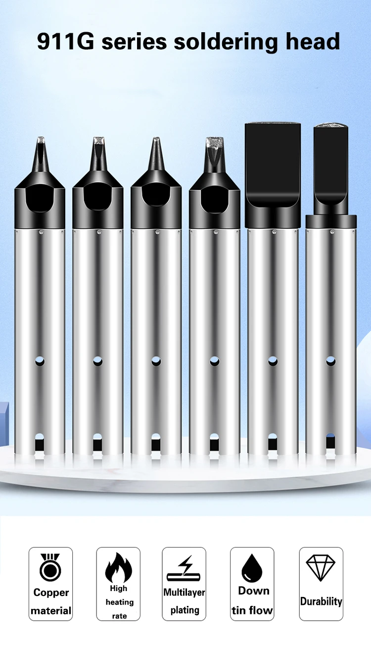 Soldering Robot 911G - Lead-Free Soldering Tips & Iron Bits