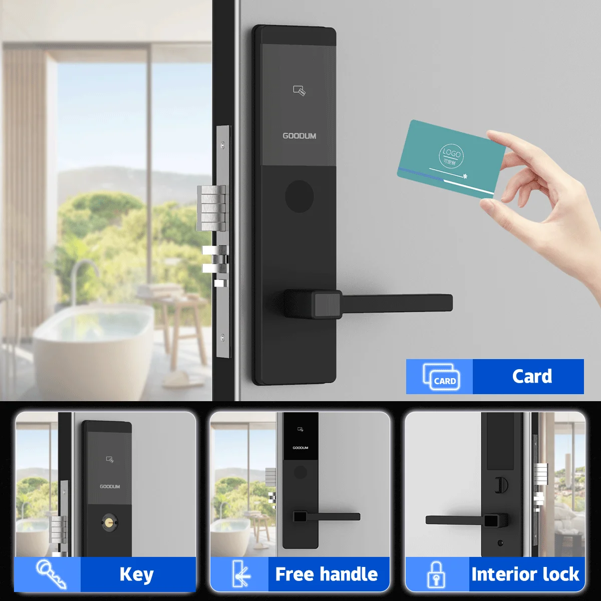 GOODUM Smart Hotel Key Card System - Secure & Efficient